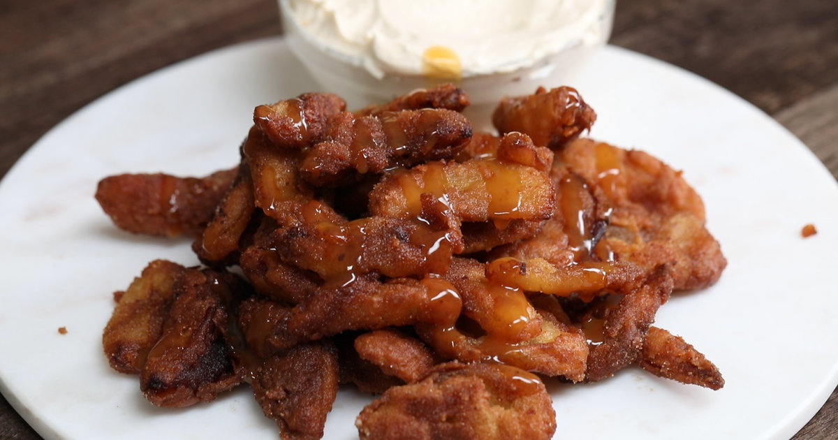 How to Make Fried Apples Recipe With Caramel Dip - Thrillist