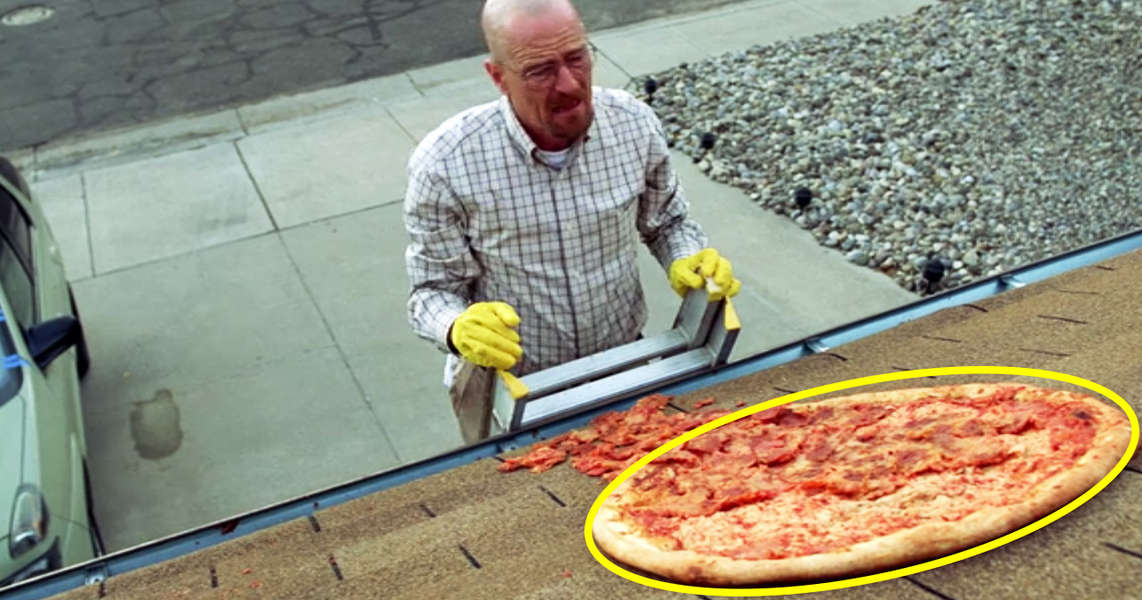 Breaking Bad Pizza on the Roof Explained by Creator Vince Gilligan ...
