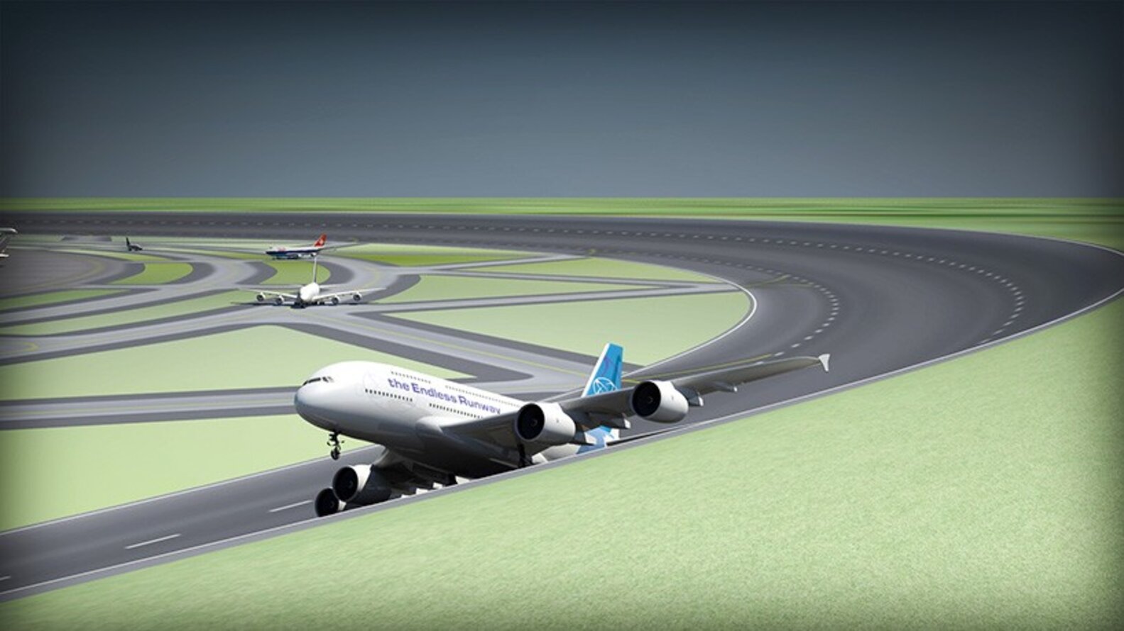 Circular, Endless Runway Concept Allows Simultaneous Airplane Takeoffs ...