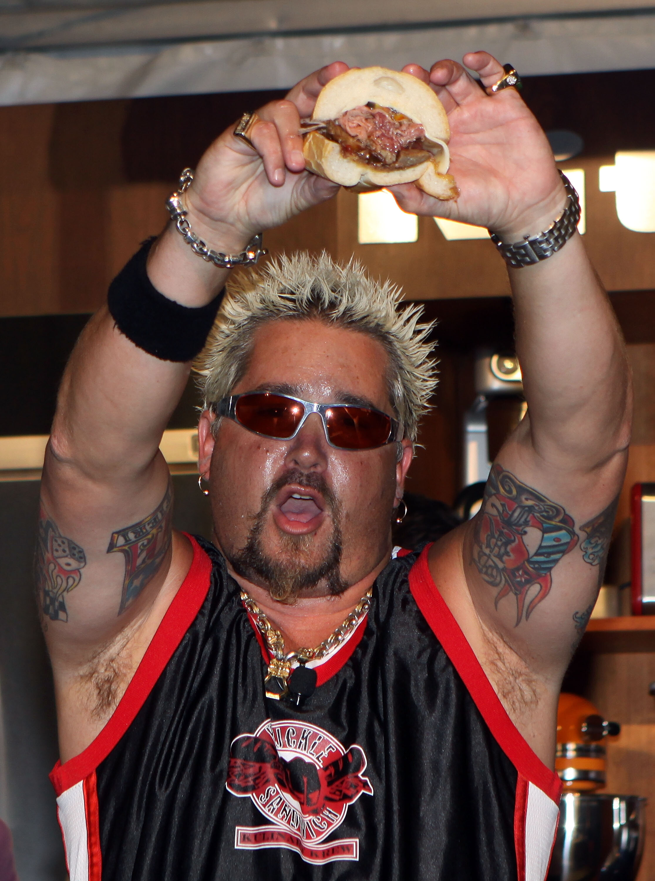Guy Fieri Hair Styles From Diners Drive Ins and Dives: A Retrospective ...
