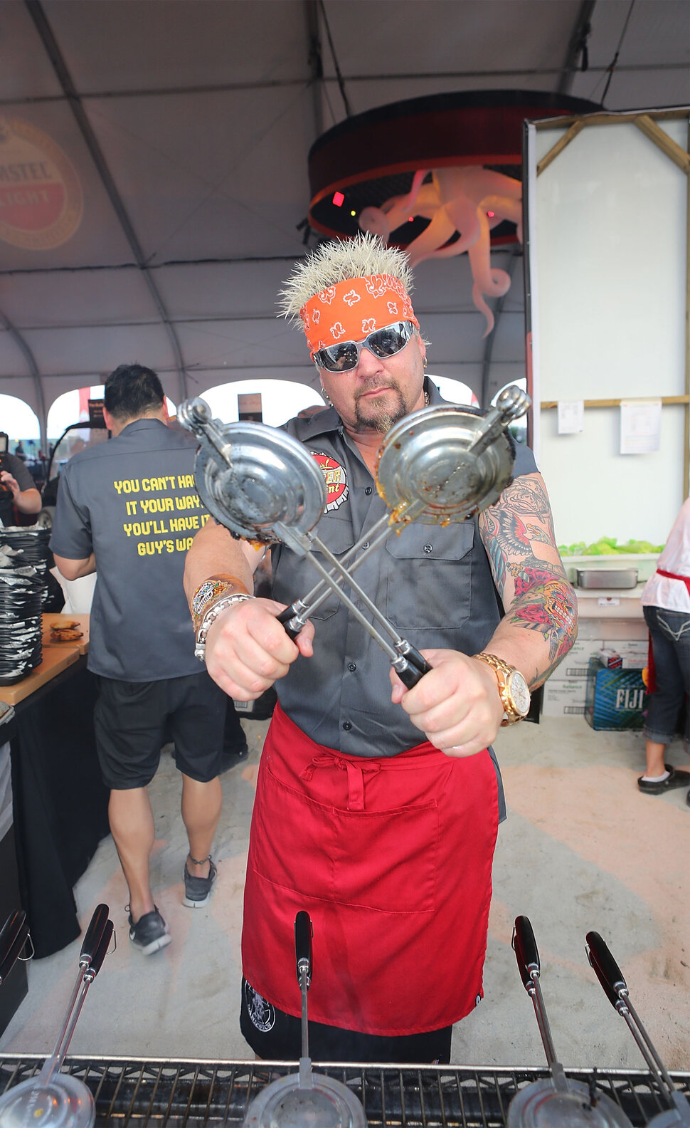Guy Fieri Hair Styles From Diners Drive Ins and Dives: A Retrospective ...
