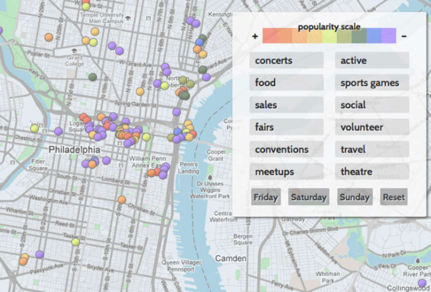 The Weekend Map - Travel - Thrillist Philadelphia