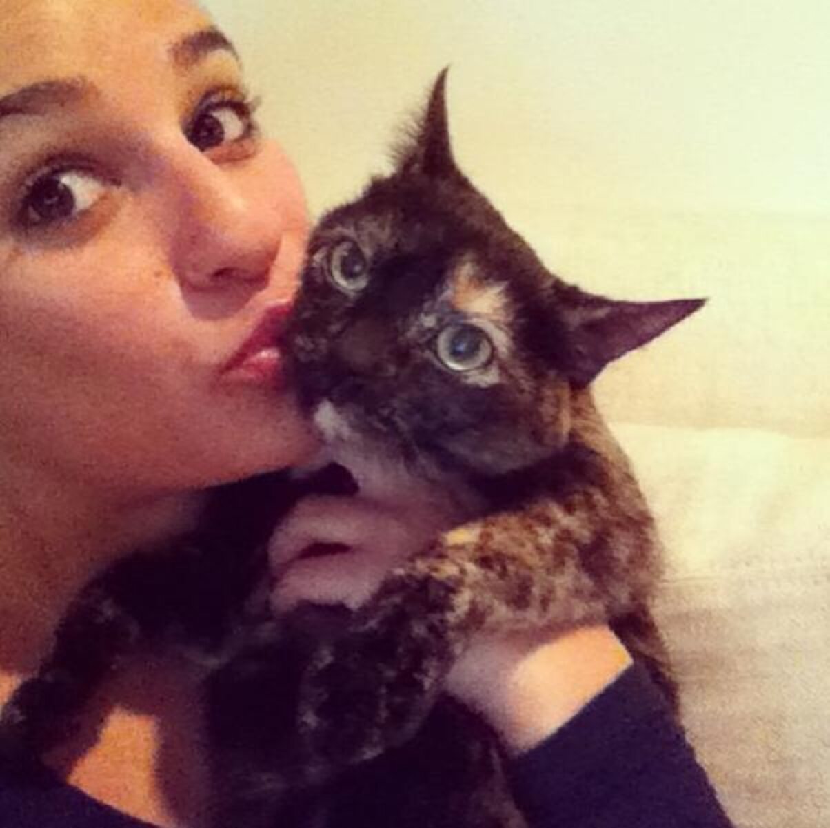 Lea Michele Is Having A Beautiful Love Affair With Her Cat - The Dodo
