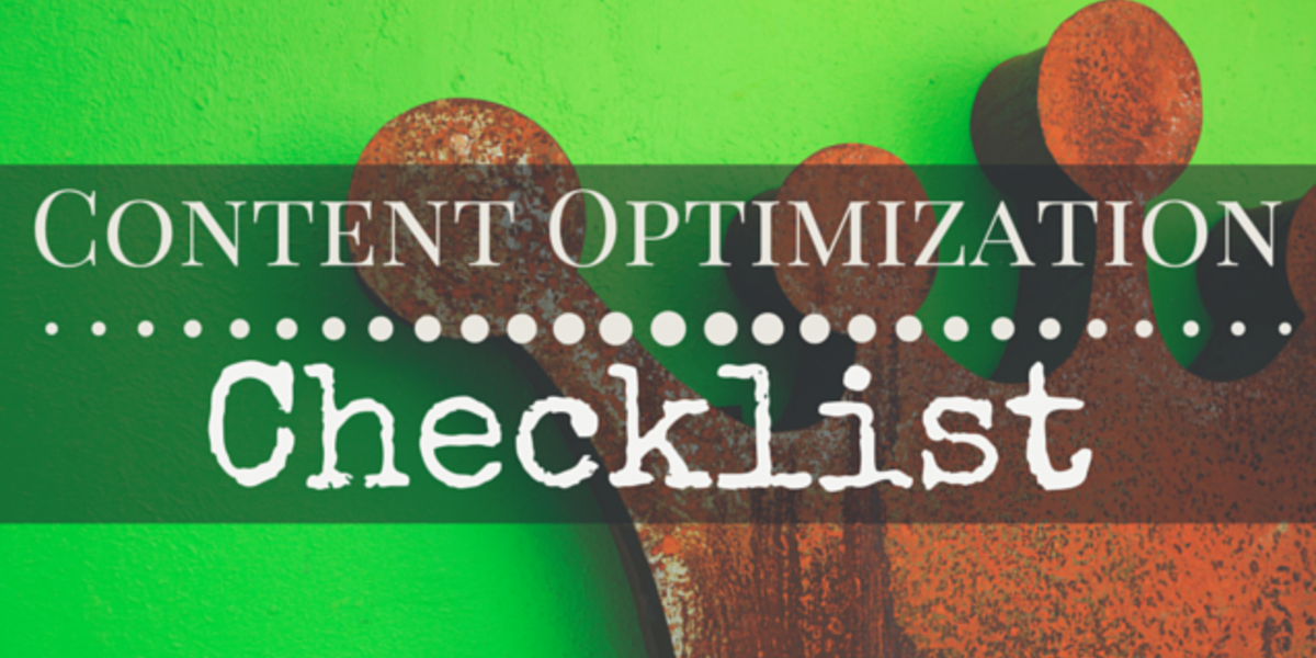 The Official Content Optimization Checklist - The Dodo