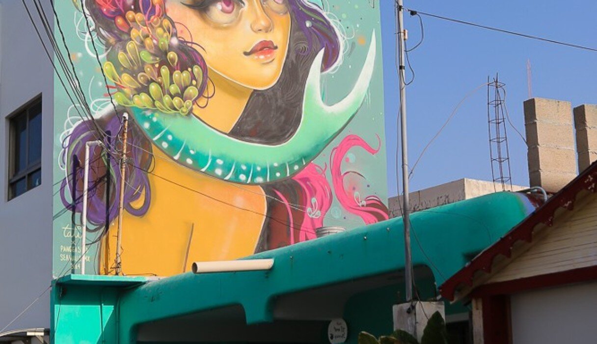 Street Artists Plaster Walls Of Mexican Island With Spectacular Murals ...
