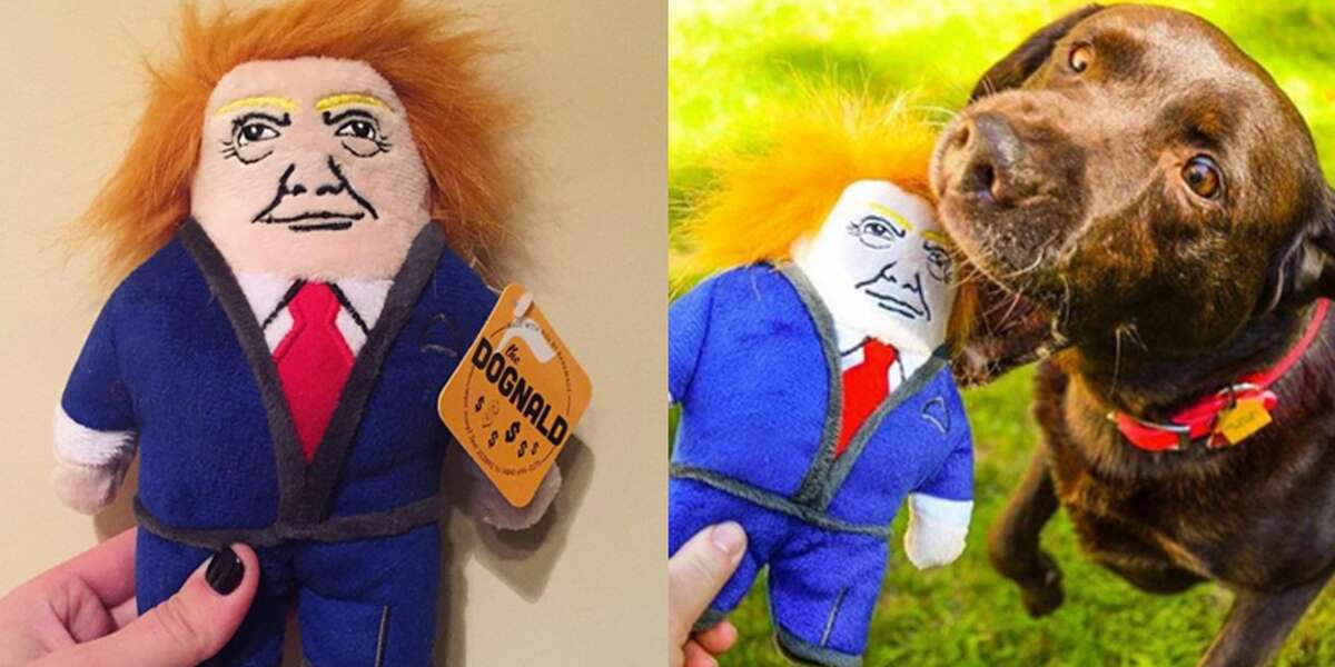 Dogs Take Their Anger Out On Little Donald Trump Dolls - The Dodo