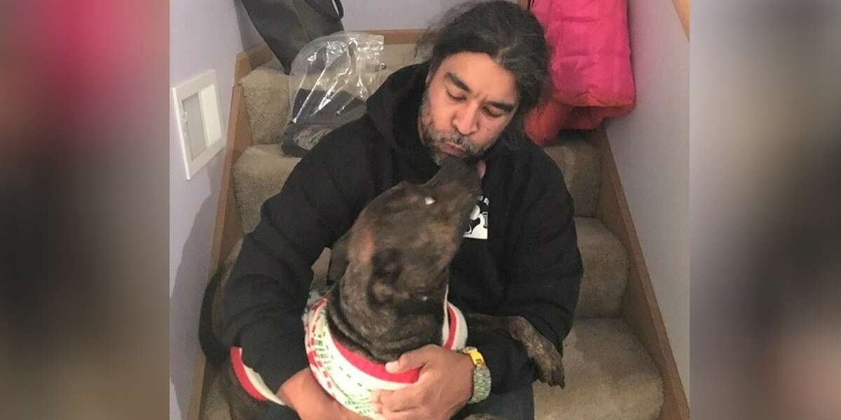 Dog Who Got Shot Can't Stop Kissing The Man Who Saved Him - The Dodo