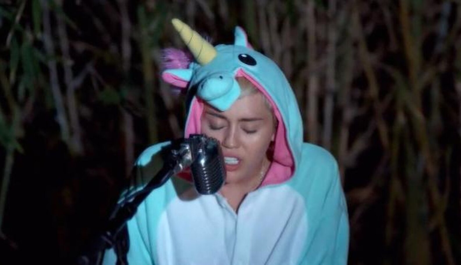 Miley Cyrus Breaks Down While Singing About Her Dead Fish - The Dodo