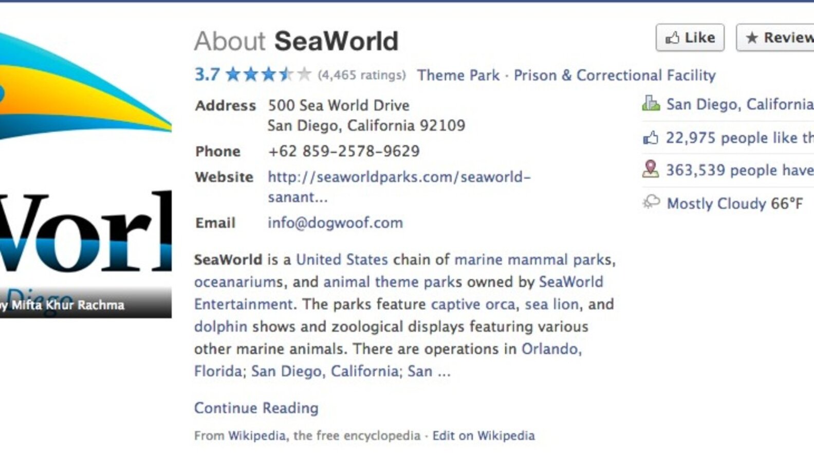 SeaWorld Is Now Listed As A “Prison & Correctional Facility” On ...