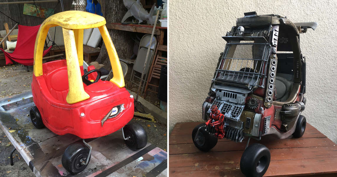 Dad Makes Mad Max: Fury Road Cars From Kids Toys: Photos Are Insane ...