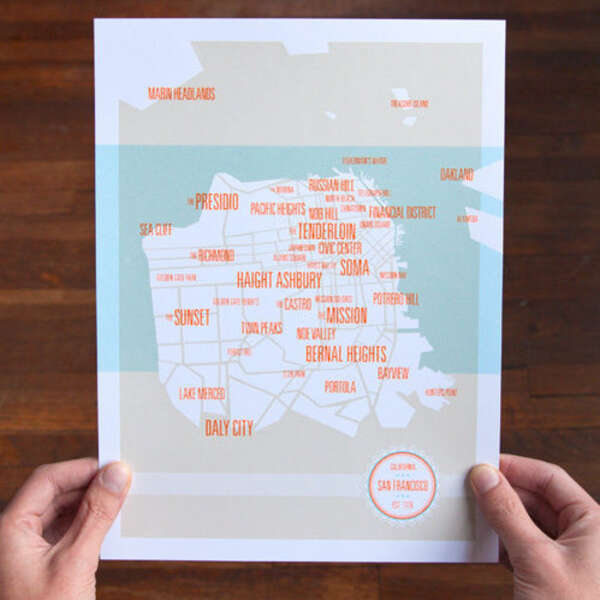 These Are Things Map of SF - Own - Thrillist San Francisco
