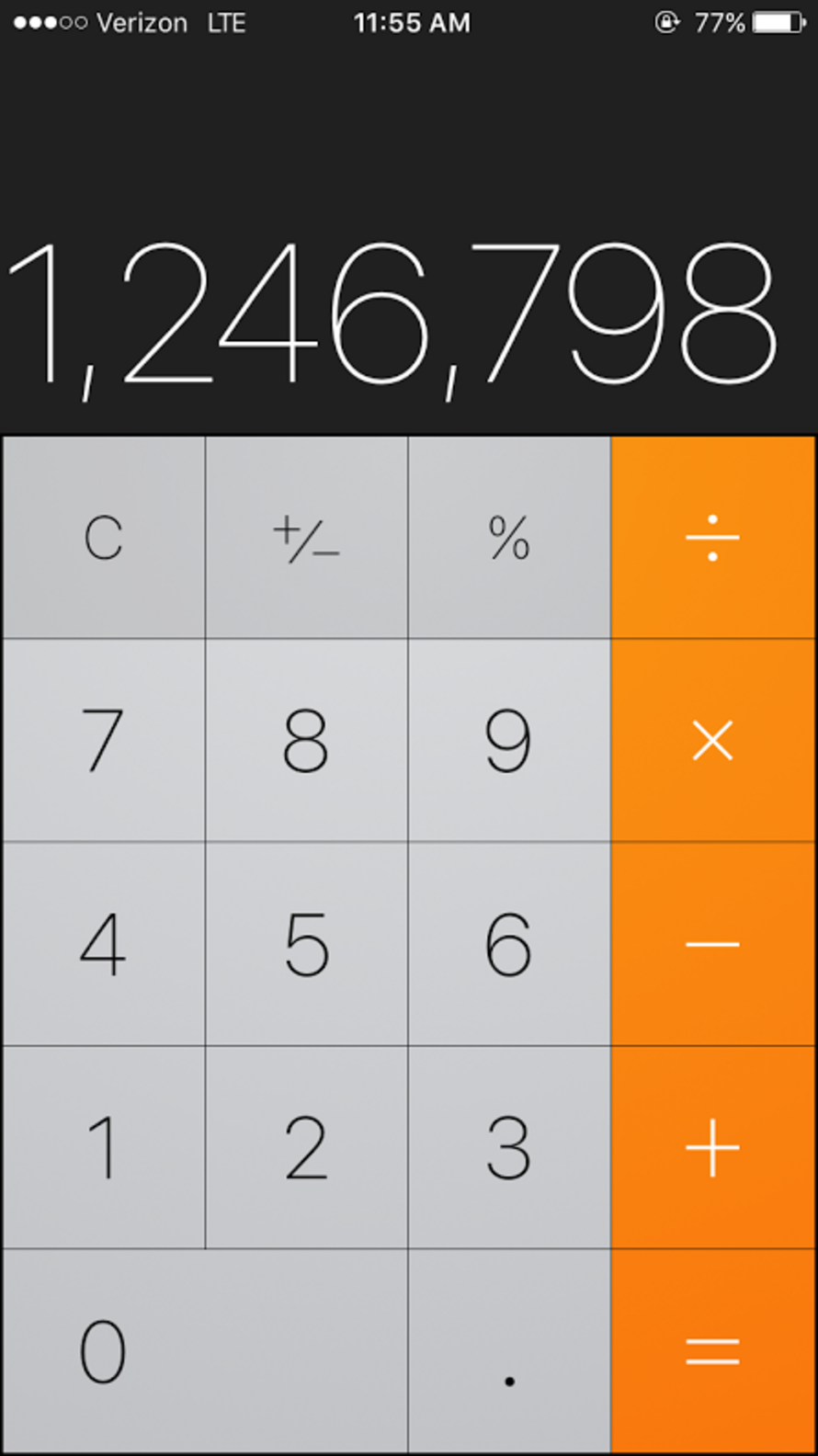 iOS Calculator Hack Lets You Delete Single Digits - Thrillist