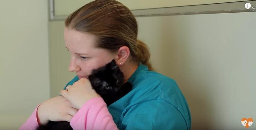 Woman With Autism Only Speaks When She's Around Black Cats - The Dodo