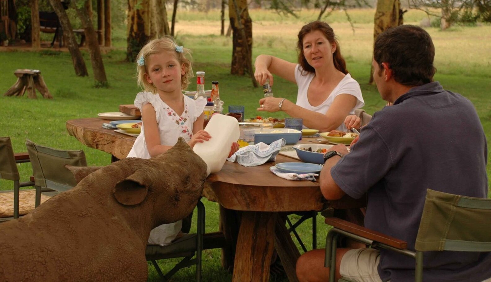 Little Girl Who Wanted A Puppy Gets A Baby Rhino Instead - The Dodo
