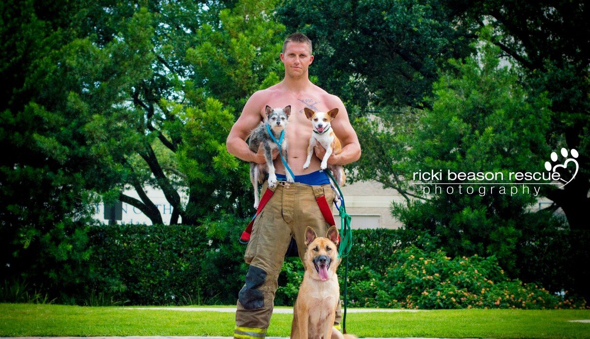 Shirtless Men Pose With Adorable Rescue Dogs For New Calendar - The Dodo