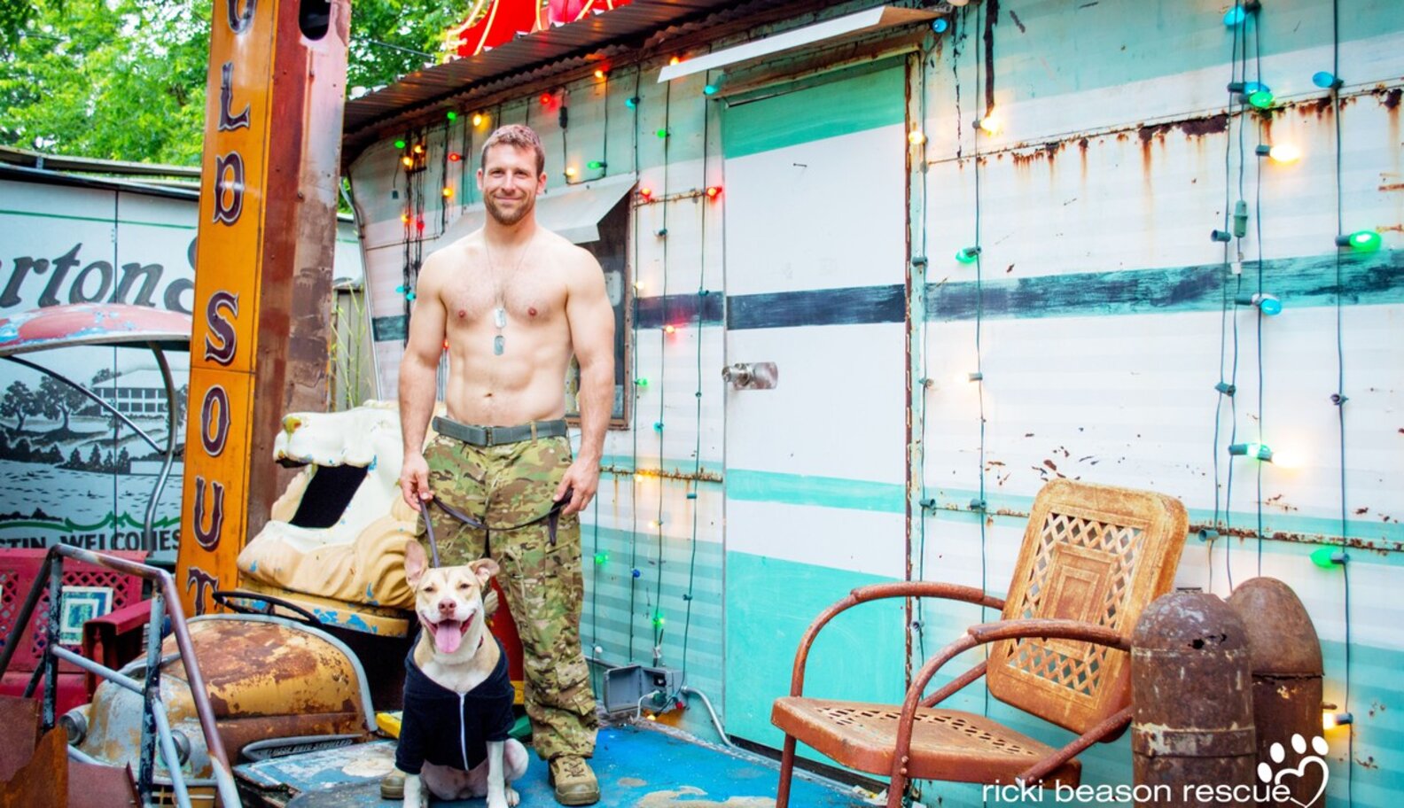Shirtless Men Pose With Adorable Rescue Dogs For New Calendar - The Dodo