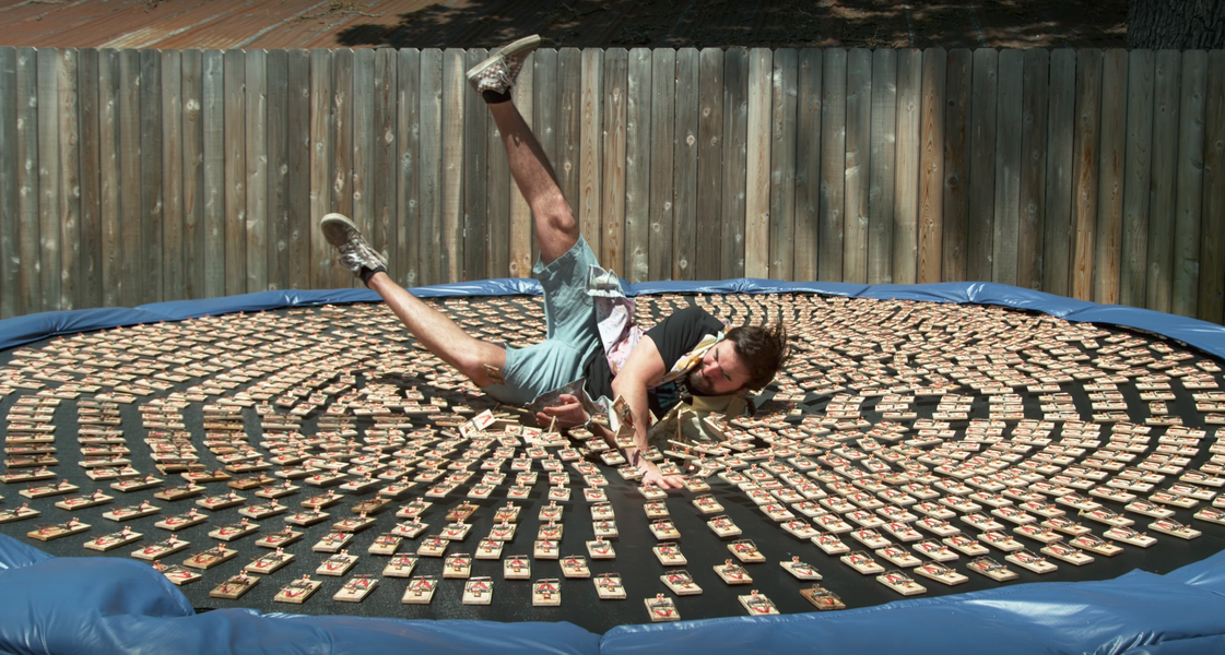 Man Dives onto 1,000 Mouse Traps in New Slo Mo Guys Video - Thrillist