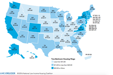 The Minimum Hourly Wage You Need to Pay Rent in all Fifty States ...