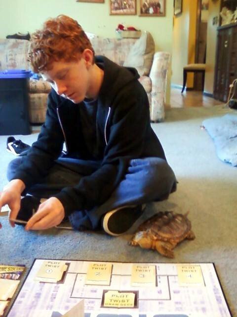 Rescued Snapping Turtle Loves To Cuddle With His Family - The Dodo