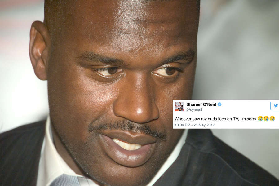 Shaquille O'Neal's Toes Led to Lots of Jokes Made on Twitter - Thrillist