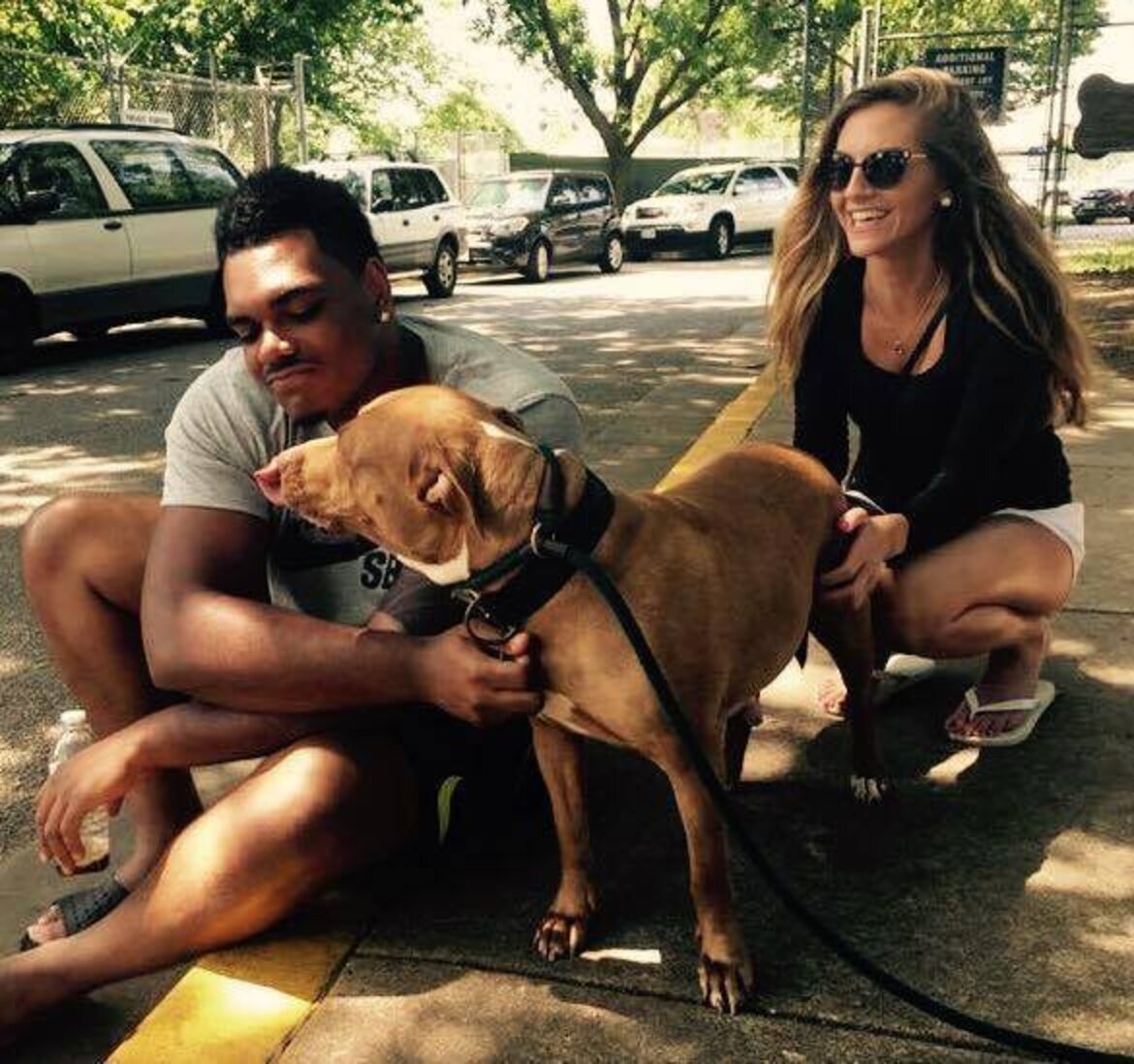 NFL Player Ronnie Stanley Adopts Dog Nobody Else Wanted - The Dodo