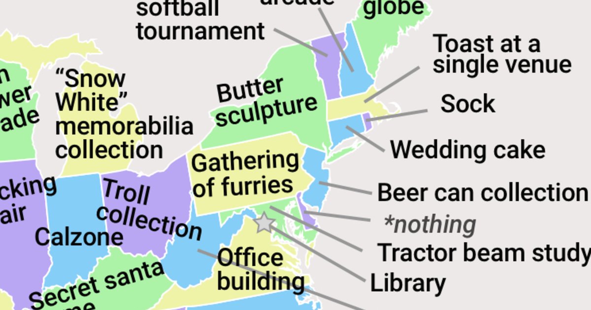 Estately Cites Guinness Records For Map Each State's Big Things - Thrillist