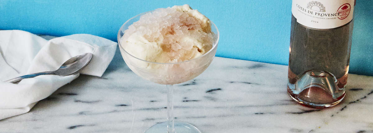 Wine Granita Recipe: Make a Rosé Ice Cream Wine Granita - Thrillist