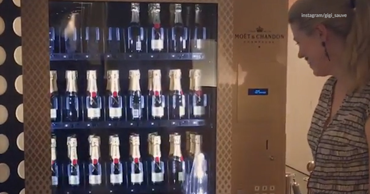 Champagne Vending Machines Are Real, Thanks to Moët - Thrillist