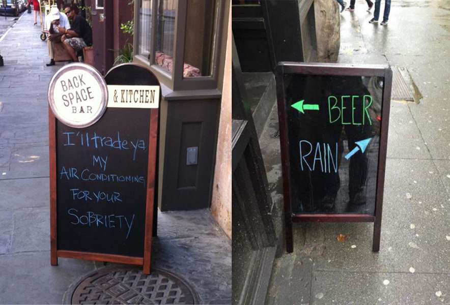 These Personalized Bar Signs Tell Summer Drinking Like It Is - Thrillist