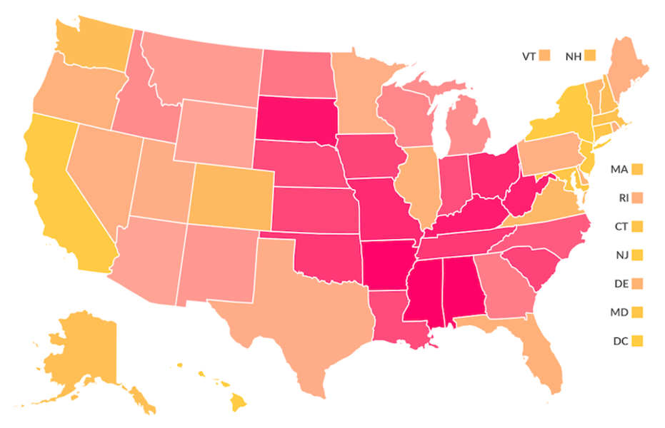 Study Details How Far $100 Goes In Every State - Thrillist