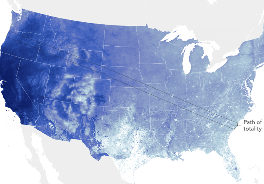 Total Solar Eclipse 2017: NASA Predicts Clearest Areas on August 21 ...