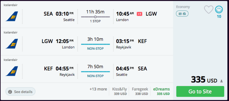 Find Cheap Flights to See Iceland and London for $335 - Thrillist