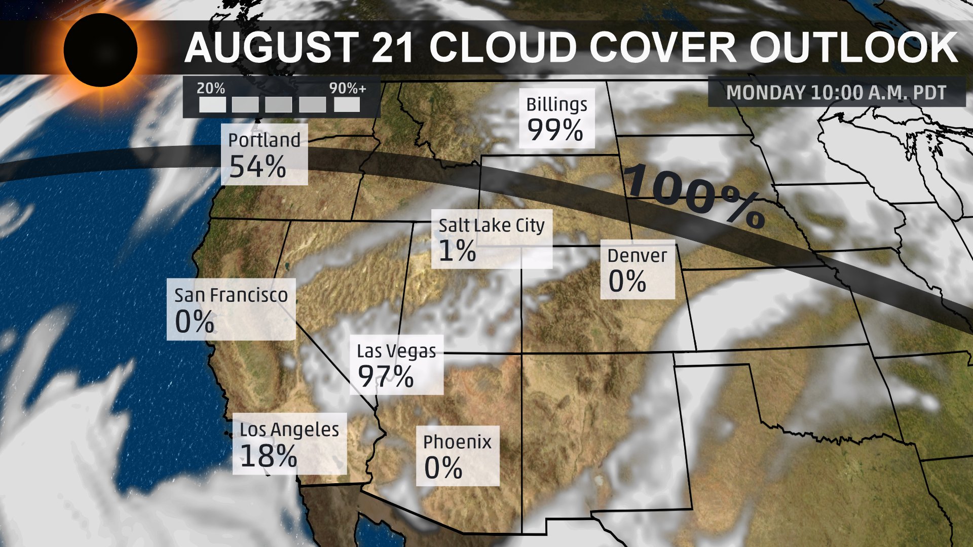 Total Solar Eclipse 2017 Forecast - Thrillist