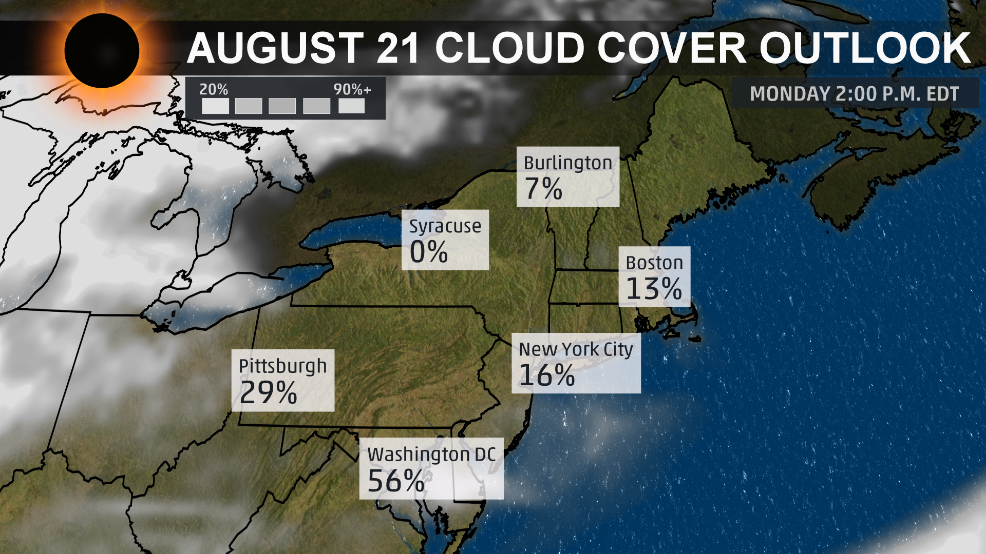 Total Solar Eclipse 2017 Forecast - Thrillist