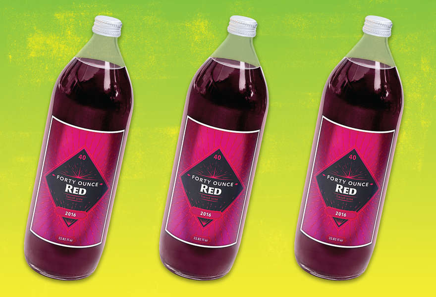 Forty Ounce Wine Introduces New Red Wine 40s - Thrillist