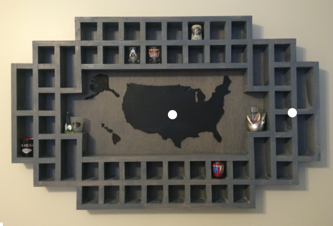 The 9 Coolest Shot Glass Display Ideas - Thrillist