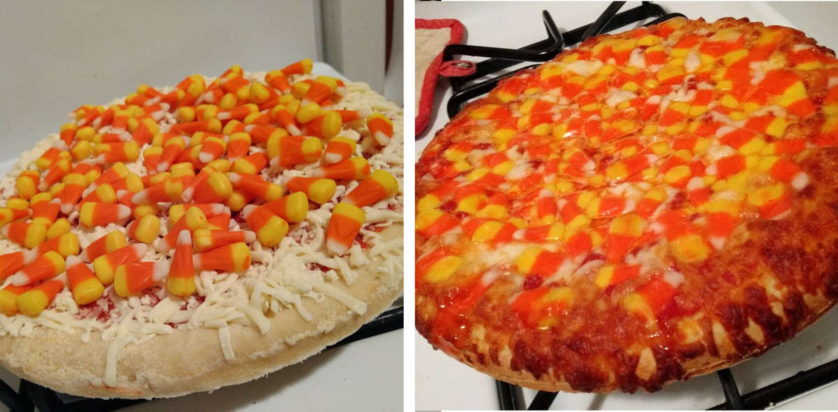 Candy Corn Pizza Tweet Draws Polarizing Reactions Online - Thrillist