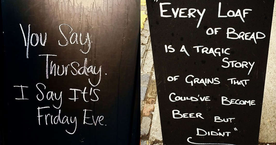 11 Funny Pub Signs That Will Make You Want to Drink - Thrillist