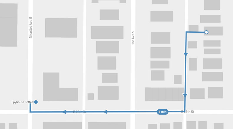 Time Map Shows How Long It Takes to Get to What You Want - Thrillist