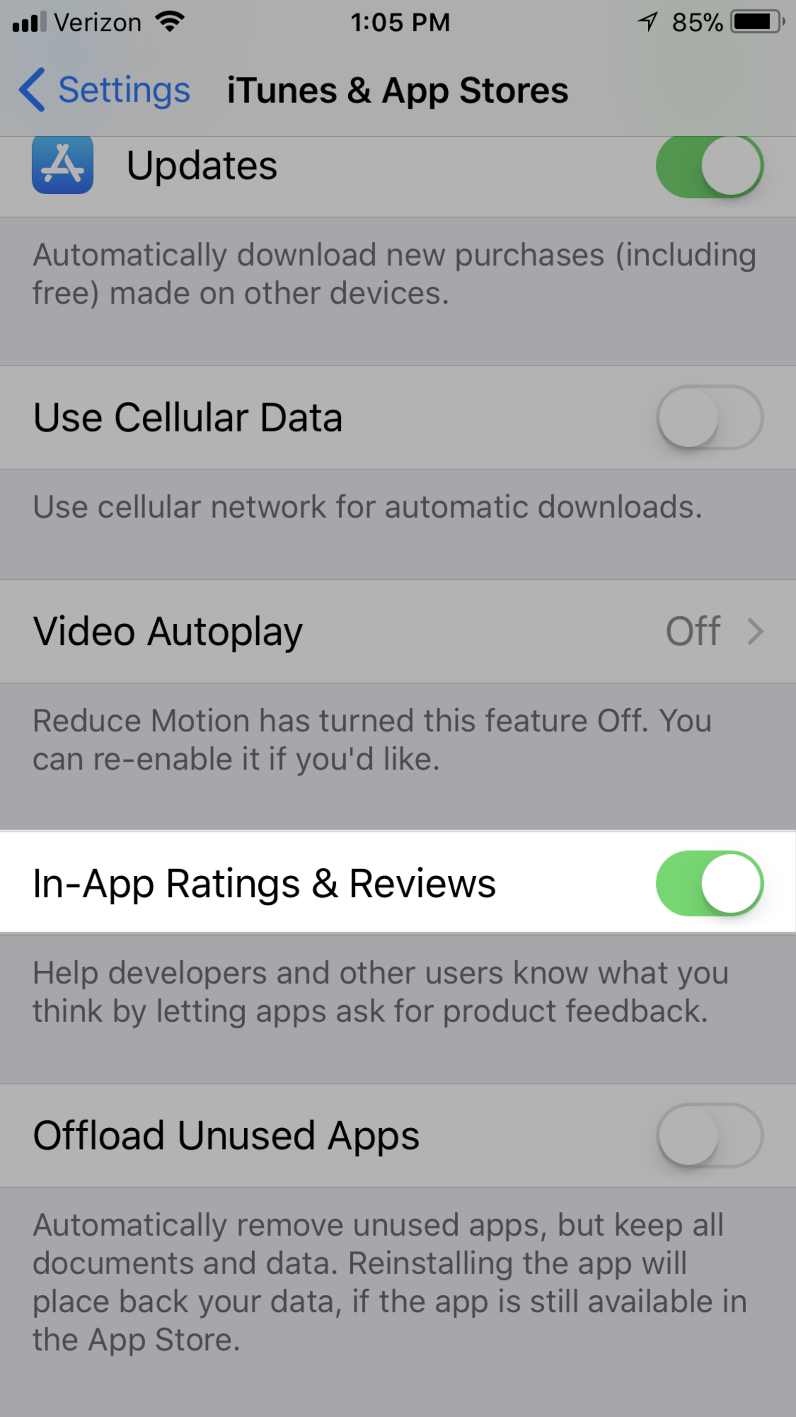 iOS 11 Best Features: How To Disable In-App Review Popups - Thrillist