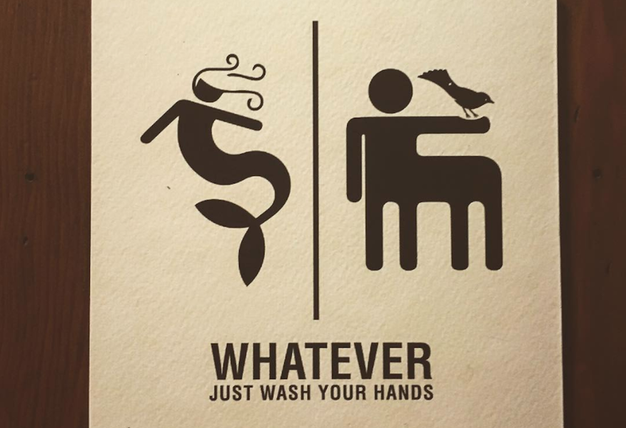 Funny Bathroom Signs: 10 Hilarious Bar Bathroom Sign Ideas - Thrillist