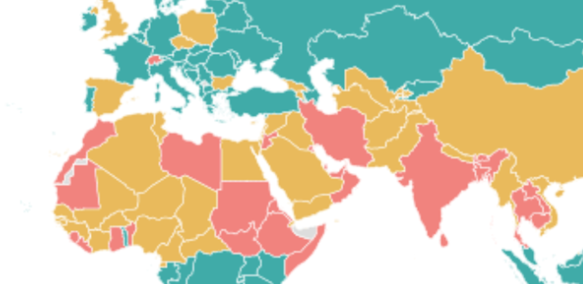 Where to Travel: Map Reveals Low And High Travel Seasons Around World ...