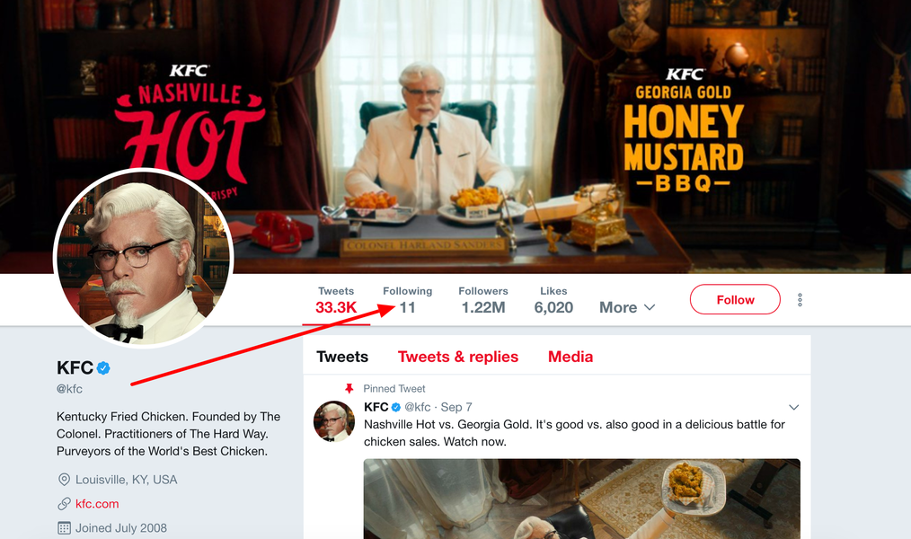 KFC's Twitter Account Has a Buried Joke - Thrillist