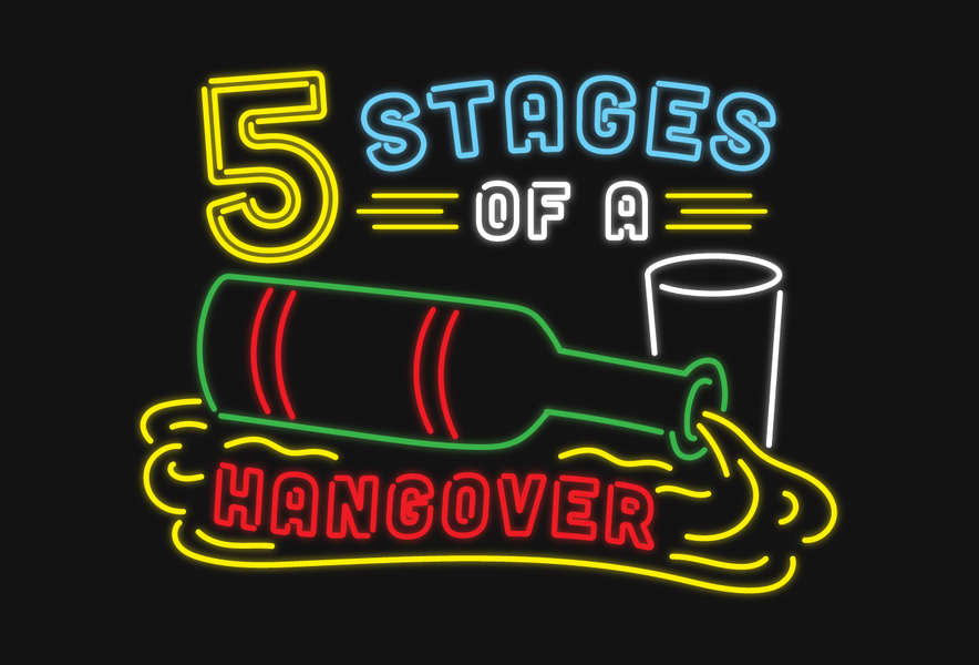 Stages of a Hangover: The 5 Stages of a Hangover - Thrillist