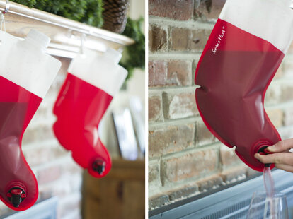 This Christmas Stocking Decoration Is Filled With Booze - Thrillist