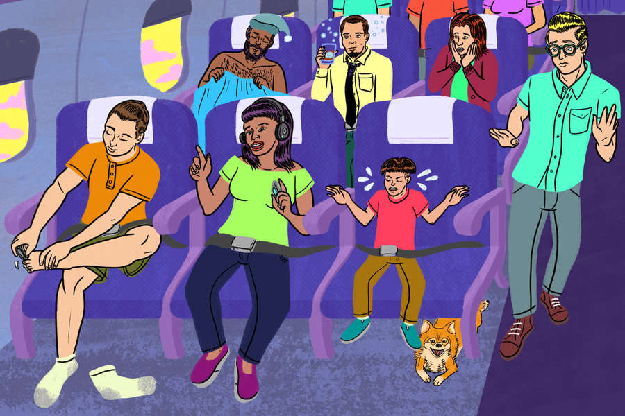 Bad Airplane Etiquette: Worst Things to Do on Airplanes - Thrillist