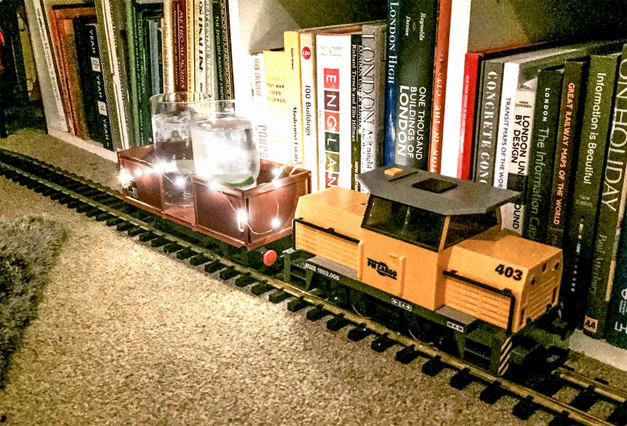 This Train Set Will Deliver Cocktails to You in Your Home - Thrillist