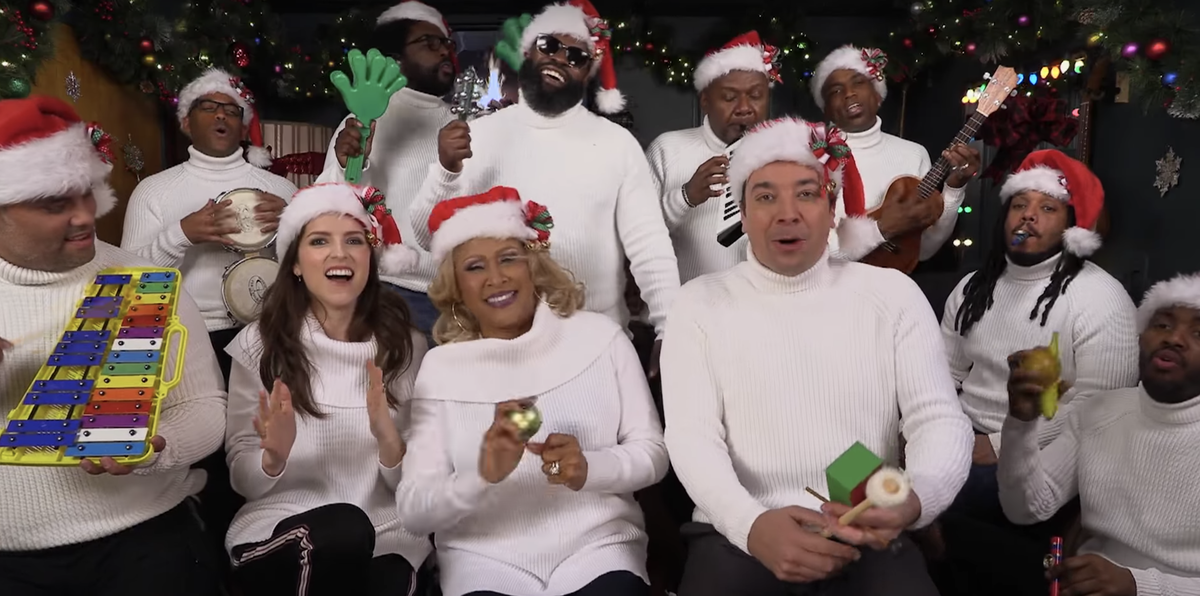 Jimmy Fallon Classroom Instruments: "Christmas" With Anna Kendrick ...