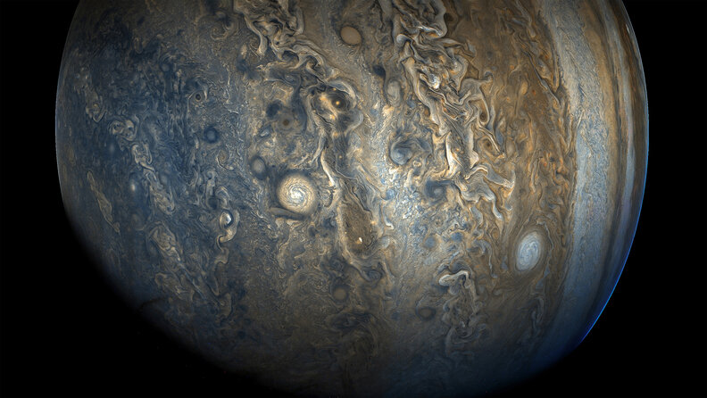 NASA Releases Beautiful Photos of Jupiter Captured by Juno Spacecraft - Thrillist