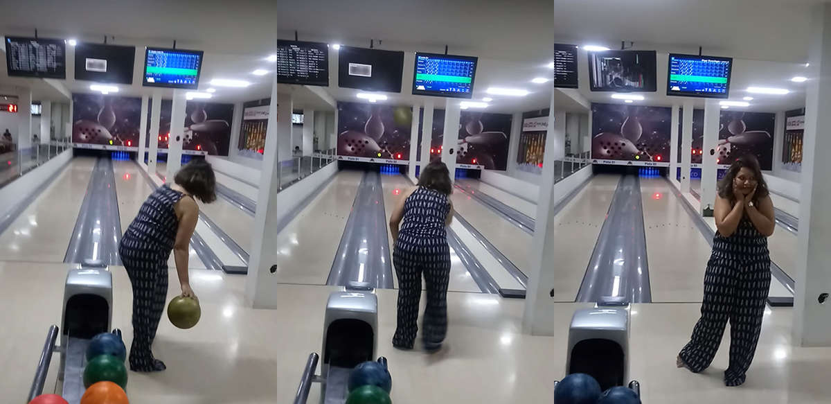 Bowling Accident Results in Smashed TV (Video) - Thrillist